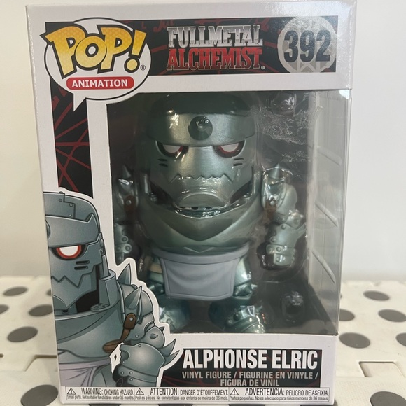 Funko | Other | Full Metal Alphonse Elric Funko Pop | Poshmark